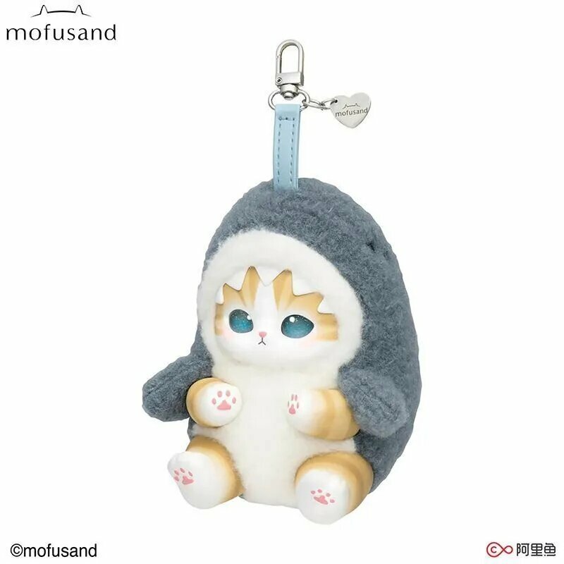 Shark-mofusand Брелок Plush / Fluffy Kittens Blind Box-1 шт Cлучайный / котики mofusand фигурки