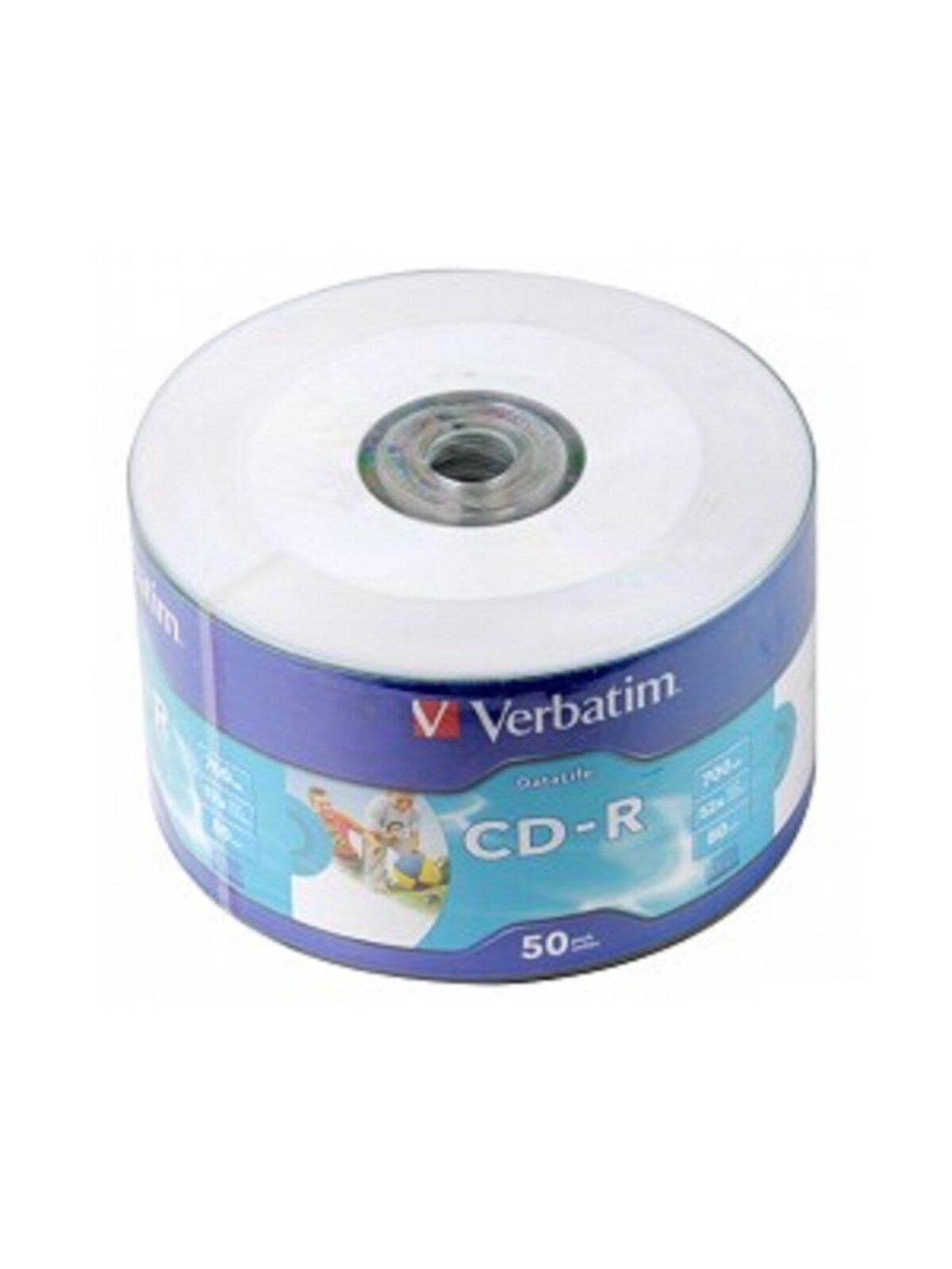 Verbatim Диски CD-R 80min, 700mb, 52x Ink Print bulk (50шт) [43794]