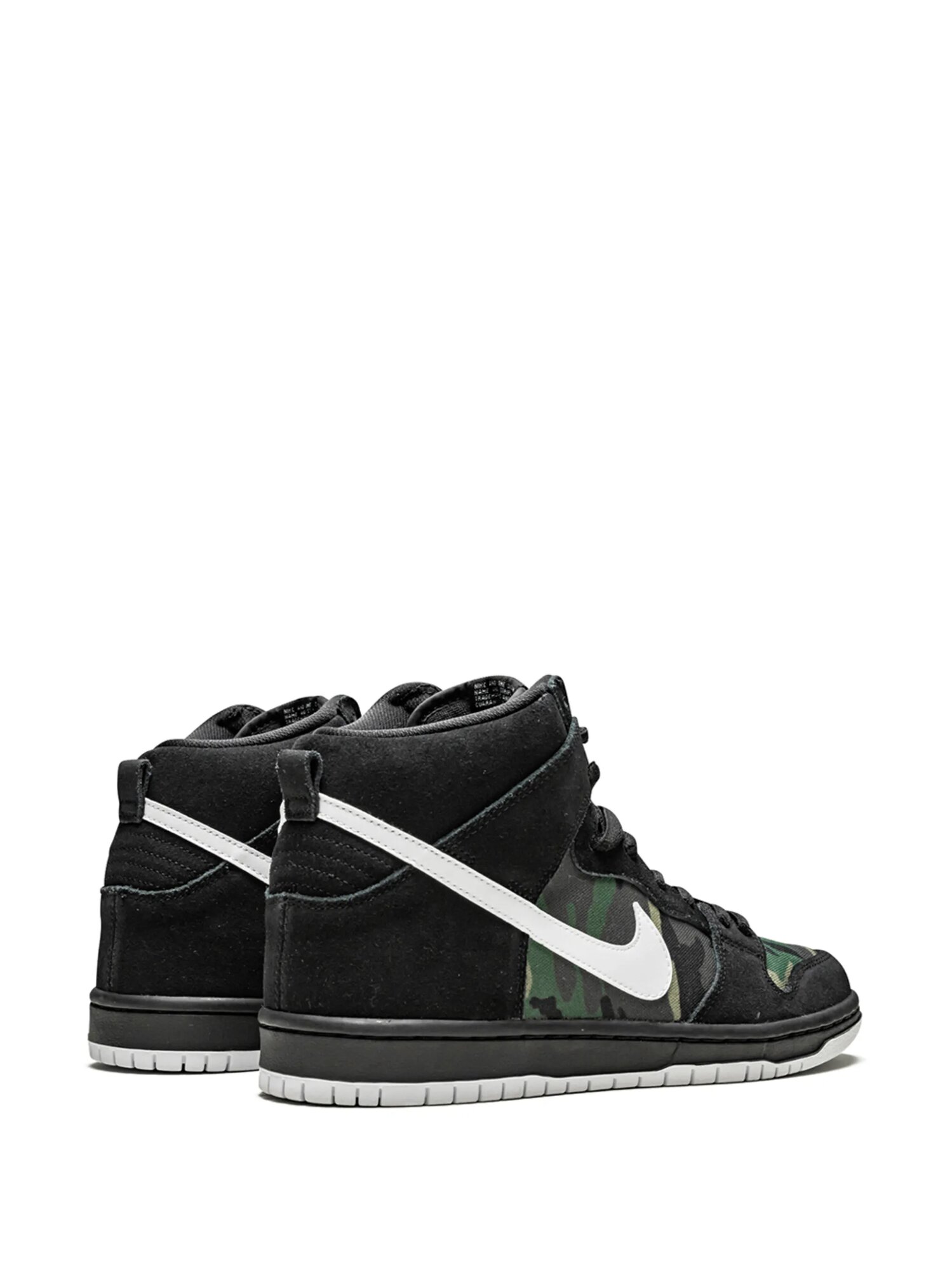 Кроссовки NIKE SB Dunk High Pro, размер 11.5 US, black/black — фото 1