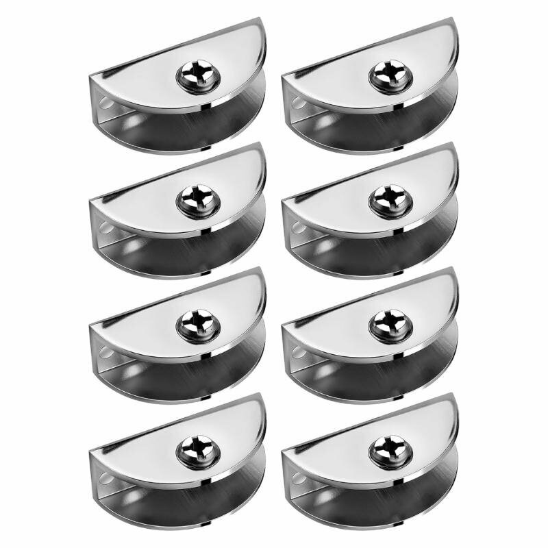 Крепления для стекла лунной формы, 8 шт.