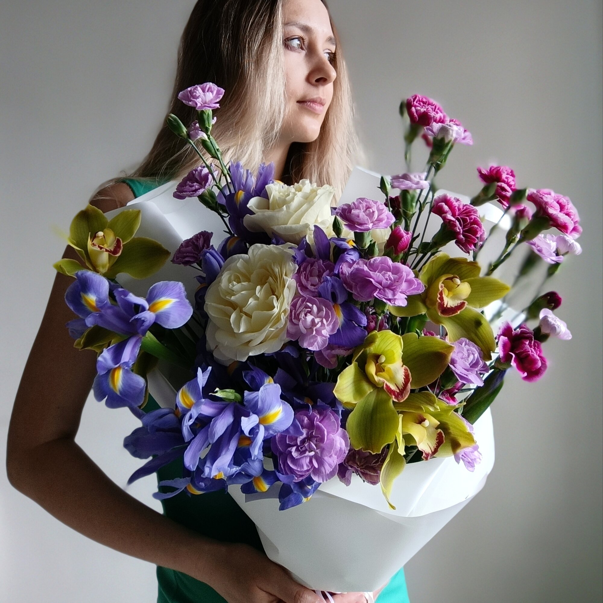 Авторский букет "Чернично-лаймовый десерт"