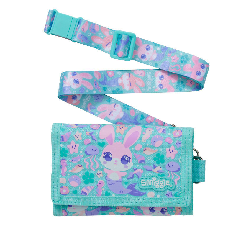 Кошелек Smiggle с веревкой, зеленый