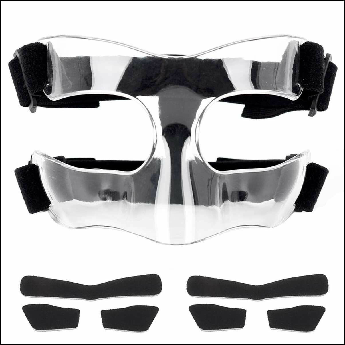 Защита от сломанного носа регулируемая защитная маска спортивная тренировочная маска для носа11