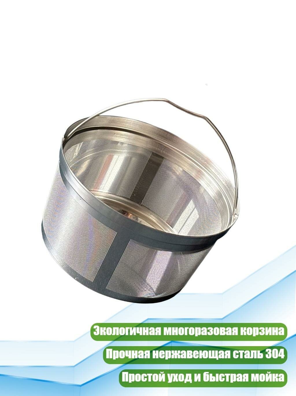 Металлическая кофейная корзинка для автоматического кофеварочного аппарата, M