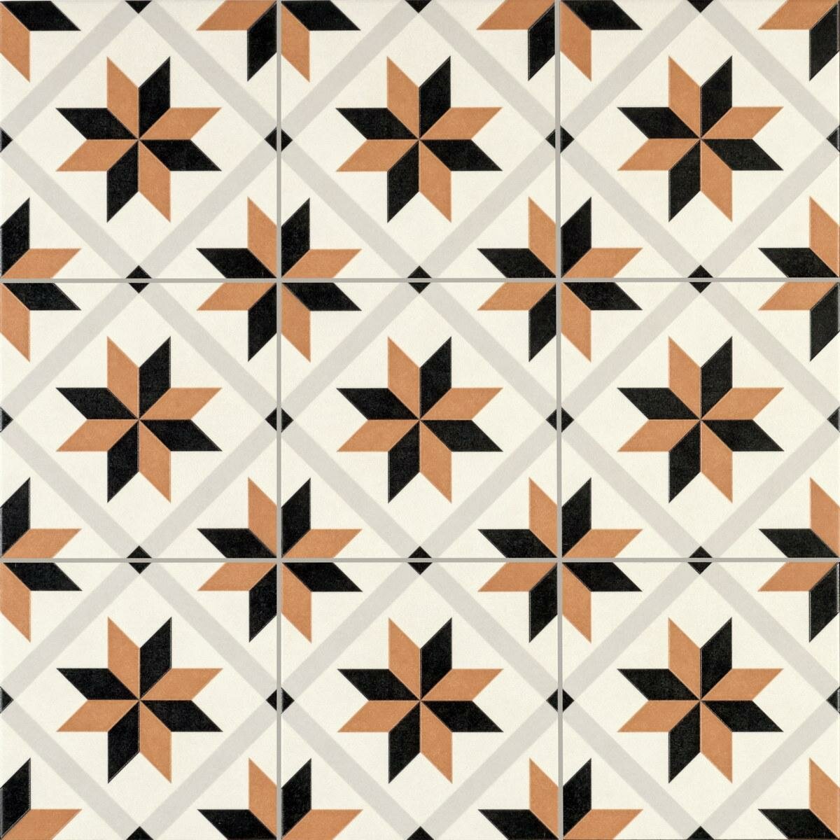 Керамогранит Motto Levels Orange Decor 1036 20x20 N100076 матовая Износостойкая, Мелкоформатная, Морозостойкая, морозостойкая