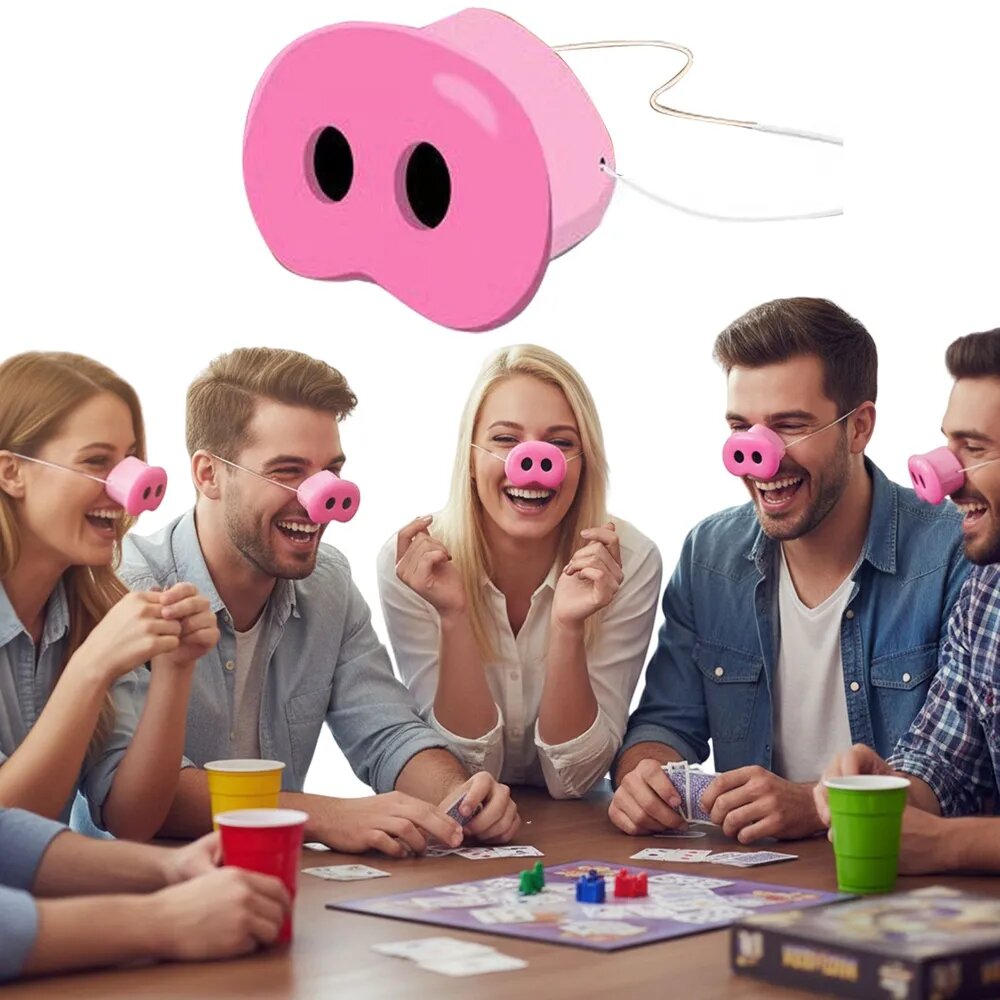 Игра Ты смеешься ты проиграл : 5 свиных рыл и жетоны грязи для друзей и семьи