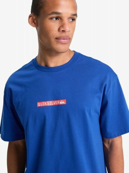 Футболка Quiksilver, размер S, синий — фото 1