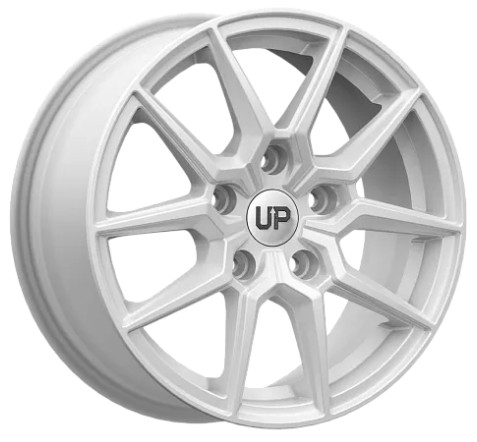 Диск колёсный литой Wheels UP Up117 15 дюймов 6.5J 5×114.3 вылет 45 dia 67.1 серебристый
