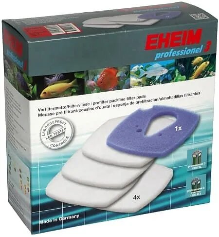 Eheim Professionel 3 2080 и 2180 Наполнители для фильтров синтепон и губка синие