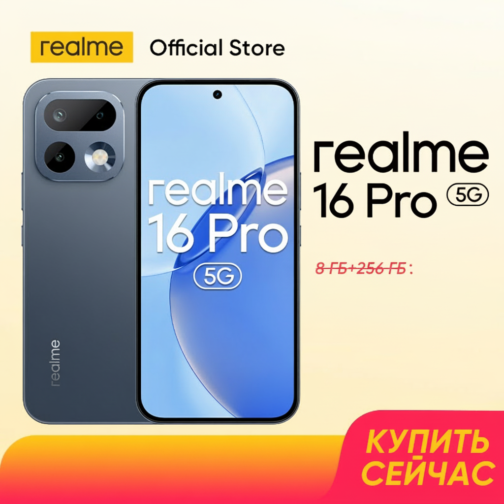 Смартфон Realme 16 Pro 5G, 8/256ГБ