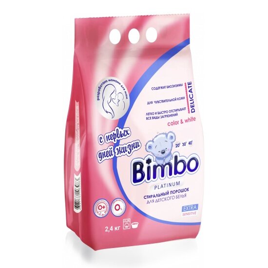 Стиральный порошок Bimbo для детского белья, 2.4 кг