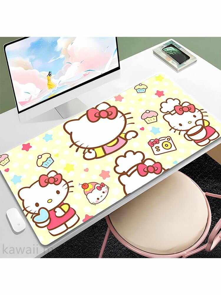 Коврик для мыши Hello Kitty "Speed+Control", 40 x 90 см, противоскользящий, игровой