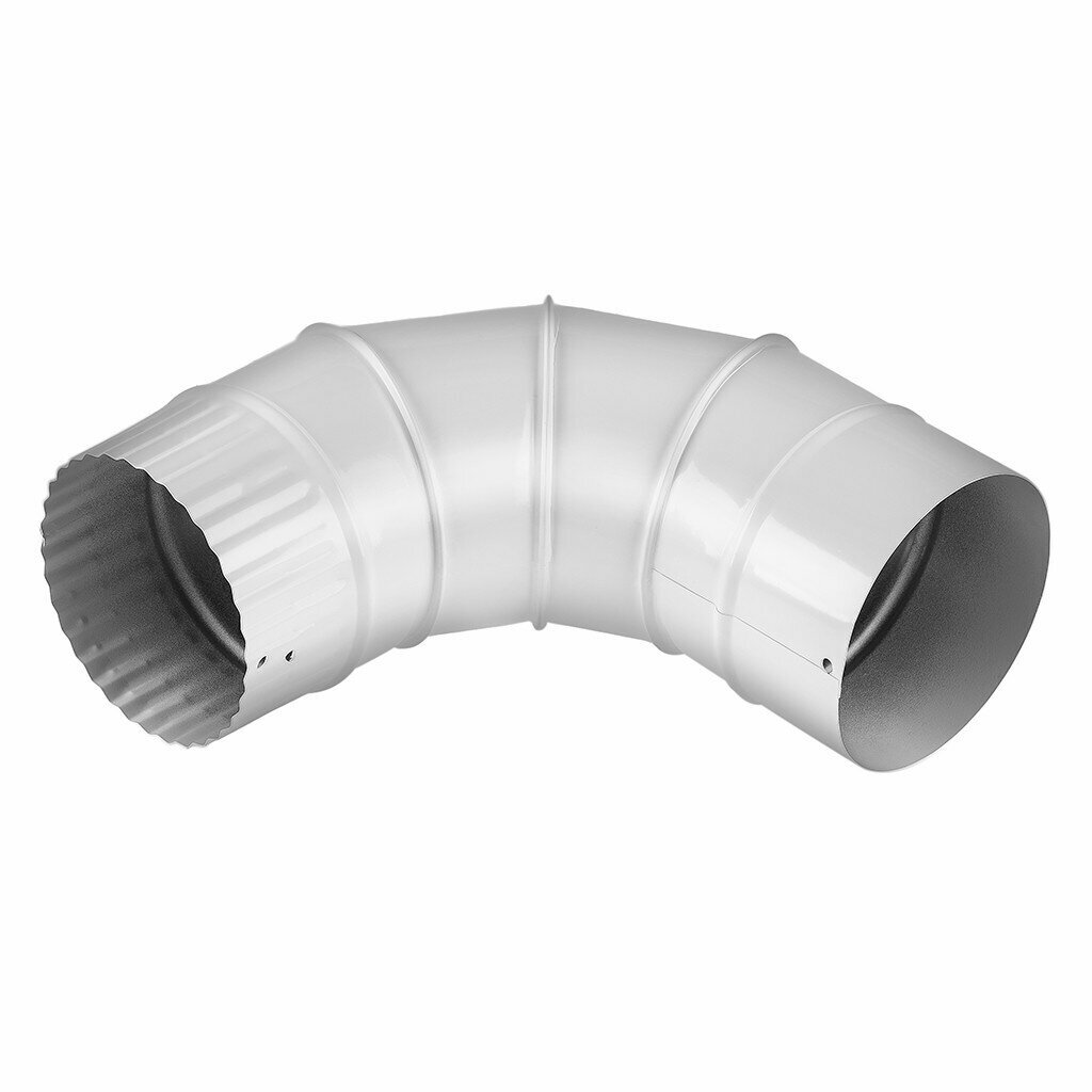 Отвод стальной для воздуховода 120 90