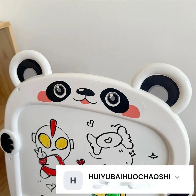 Мольберт Детский Двухсторонний С Набором для рисования белый