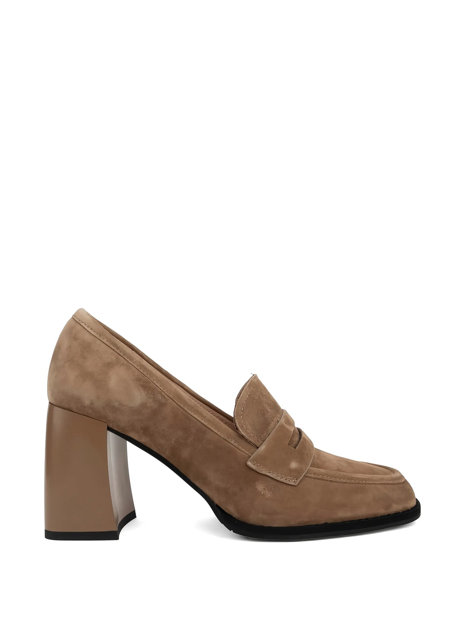 Лоферы Block heel loafers