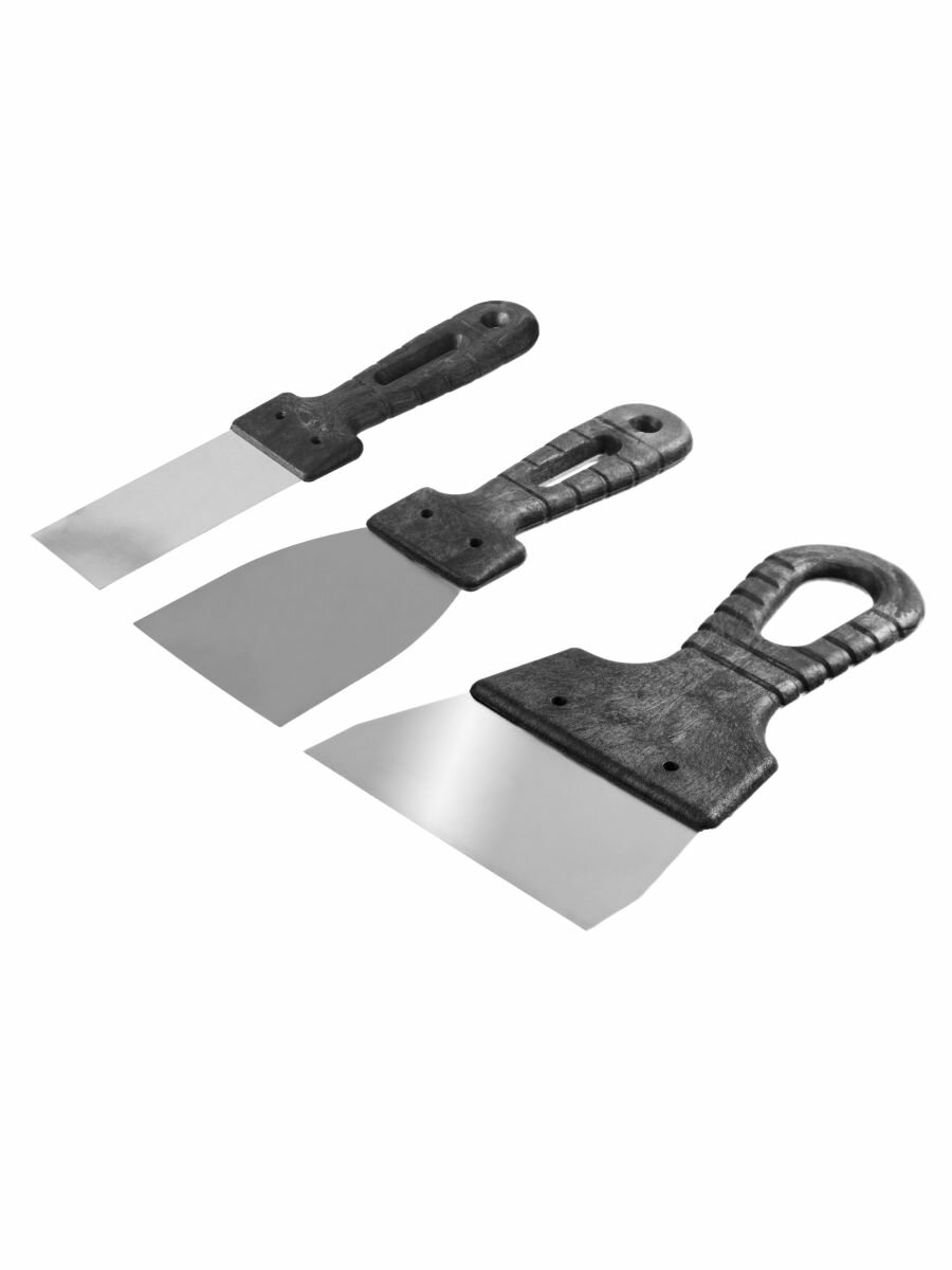 Набор малярных шпателей - 100, 60, 40 мм - Шпатели для шпаклевки стен 3 шт