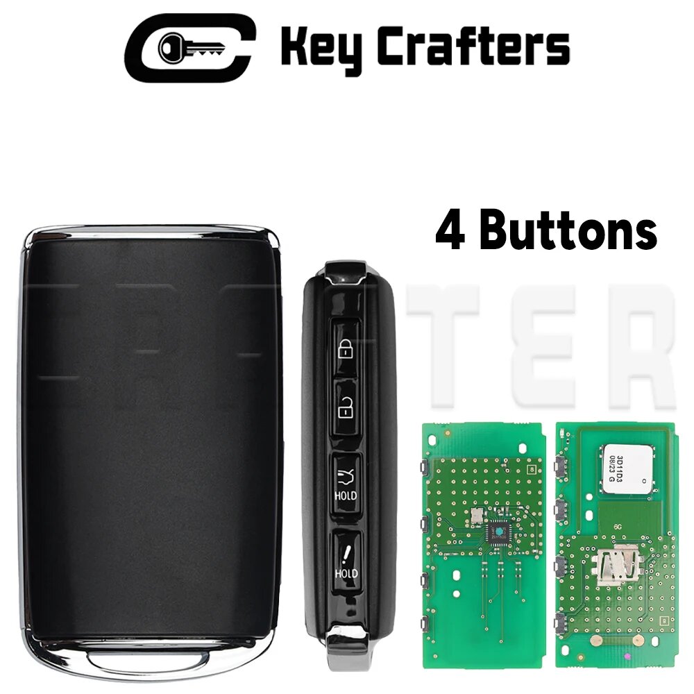 Ключ для Mazda CX3 CX5 CX8 CX9 2019-2022, 4 кнопки, WAZSKE13D03 CHIP