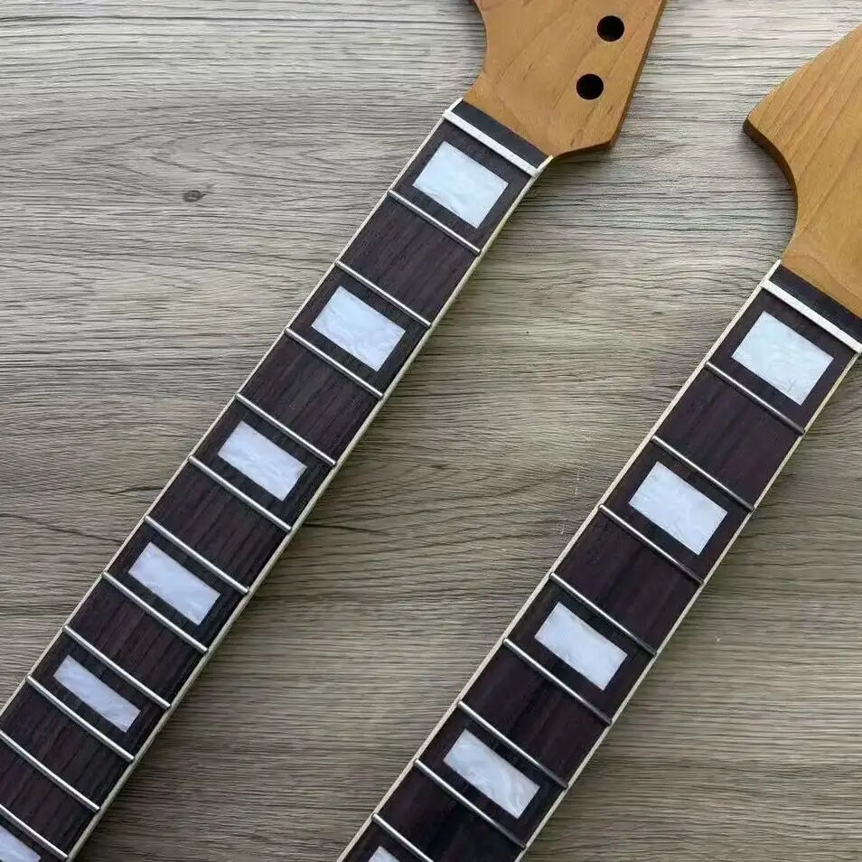 Гриф для гитары Jaguar для левой руки, жареный клен, 21 ладь, гриф из палисандра, сменный гриф для электрогитары