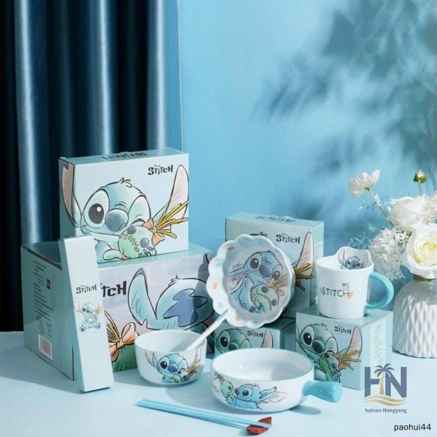 Набор керамической посуды Lio&stitch, 6 предметов