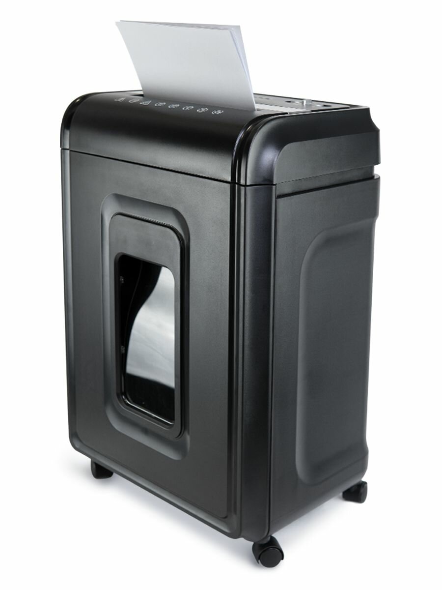 Уничтожитель документов (шредер) Гелеос УМ32-4 черный/серебристый