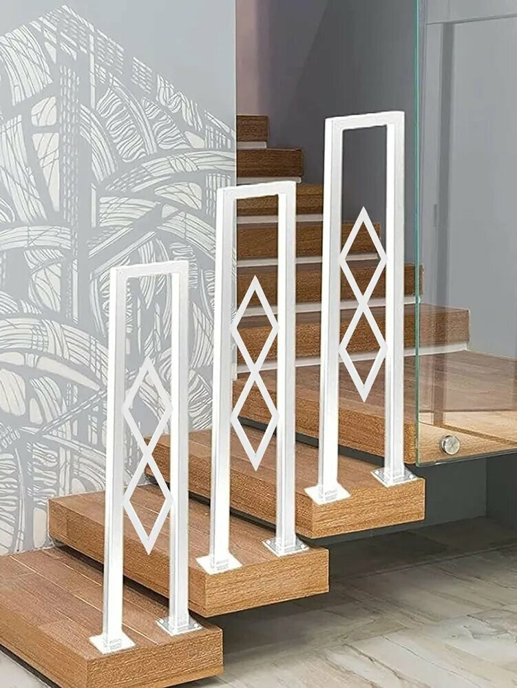 Xiaomi YouPin Белые кованые перила для лестниц, безопасное ограждение в современном стиле (крыльцо, сад, коридор, лофт) 1 шт