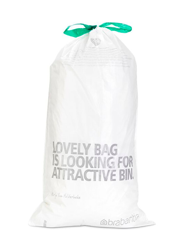 Мешки для мусора Brabantia PerfectFit 23-30л, рулон 20шт с затягивающейся лентой