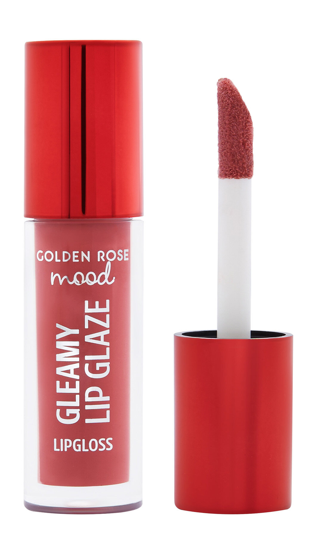 GOLDEN ROSE Блеск для губ Mood Gleamy Lip Glaze Lipgloss, 4,7 мл, 203 Rose Chic