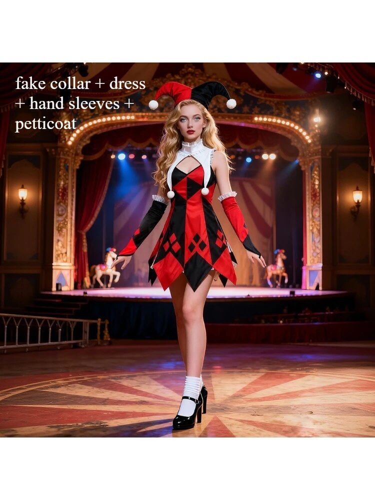 Женский костюм клоуна Joker М