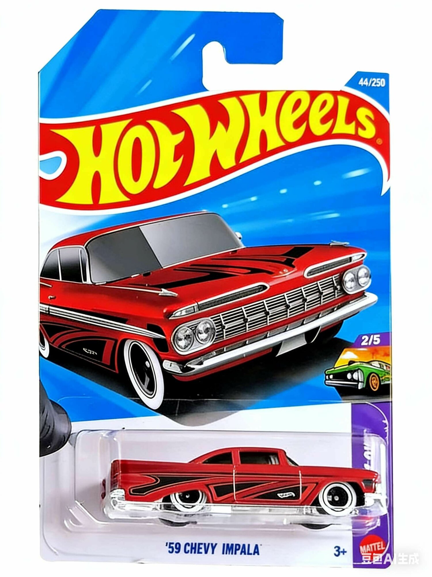 Металлическая коллекционная модель автомобиля Chevrolet Impala от Hot Wheels в масштабе 1:64