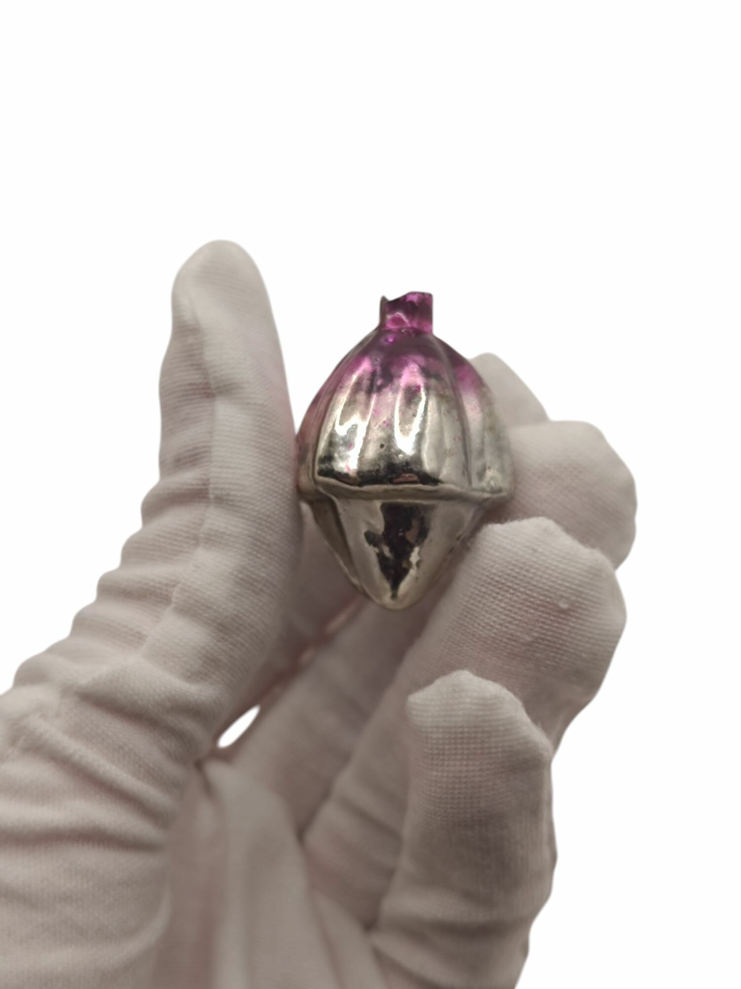 Советская винтажная елочная игрушка-малютка, Бутон. Сделано в СССР.