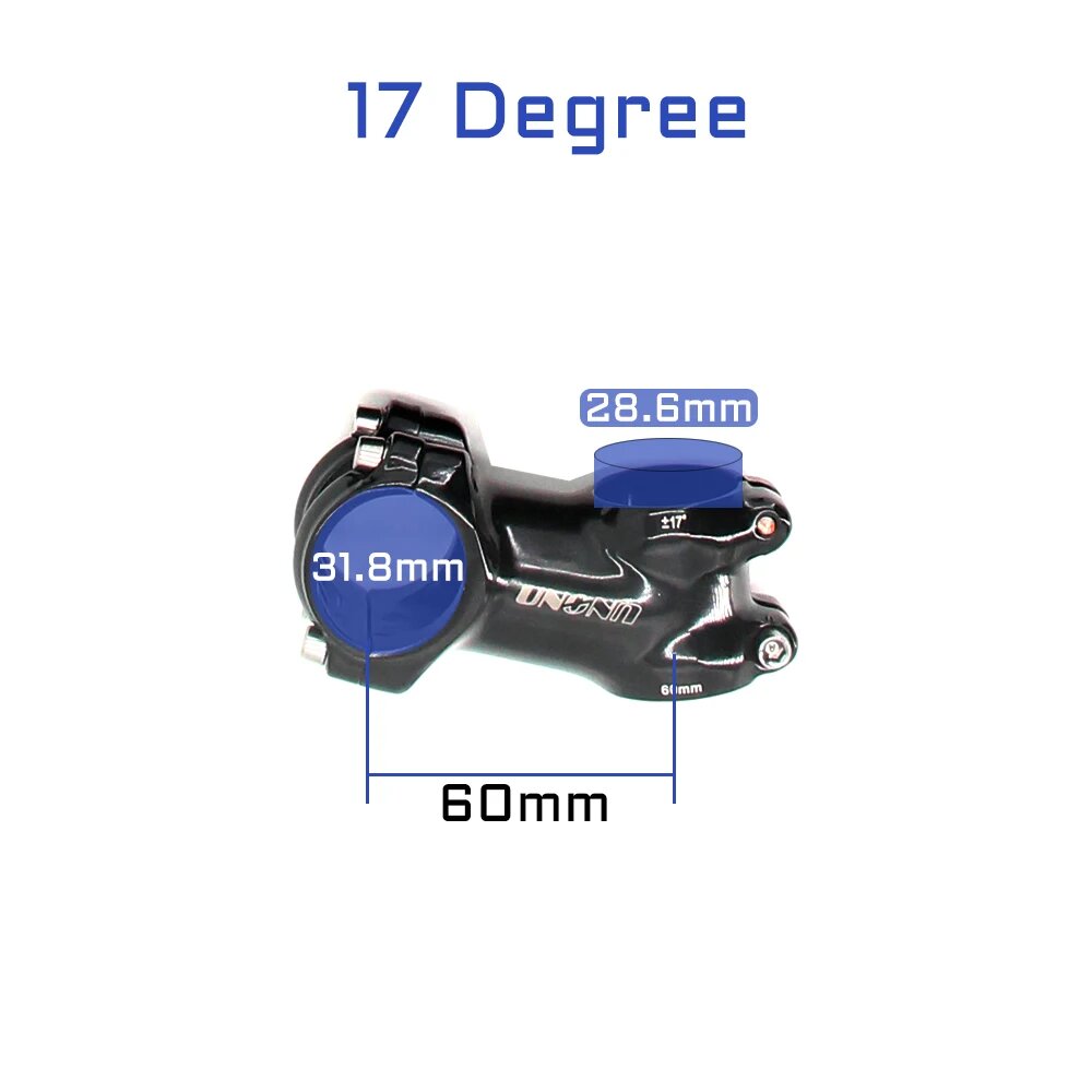 Вынос руля UNO 7 MTB 31.8x60mm 17° темно-синий