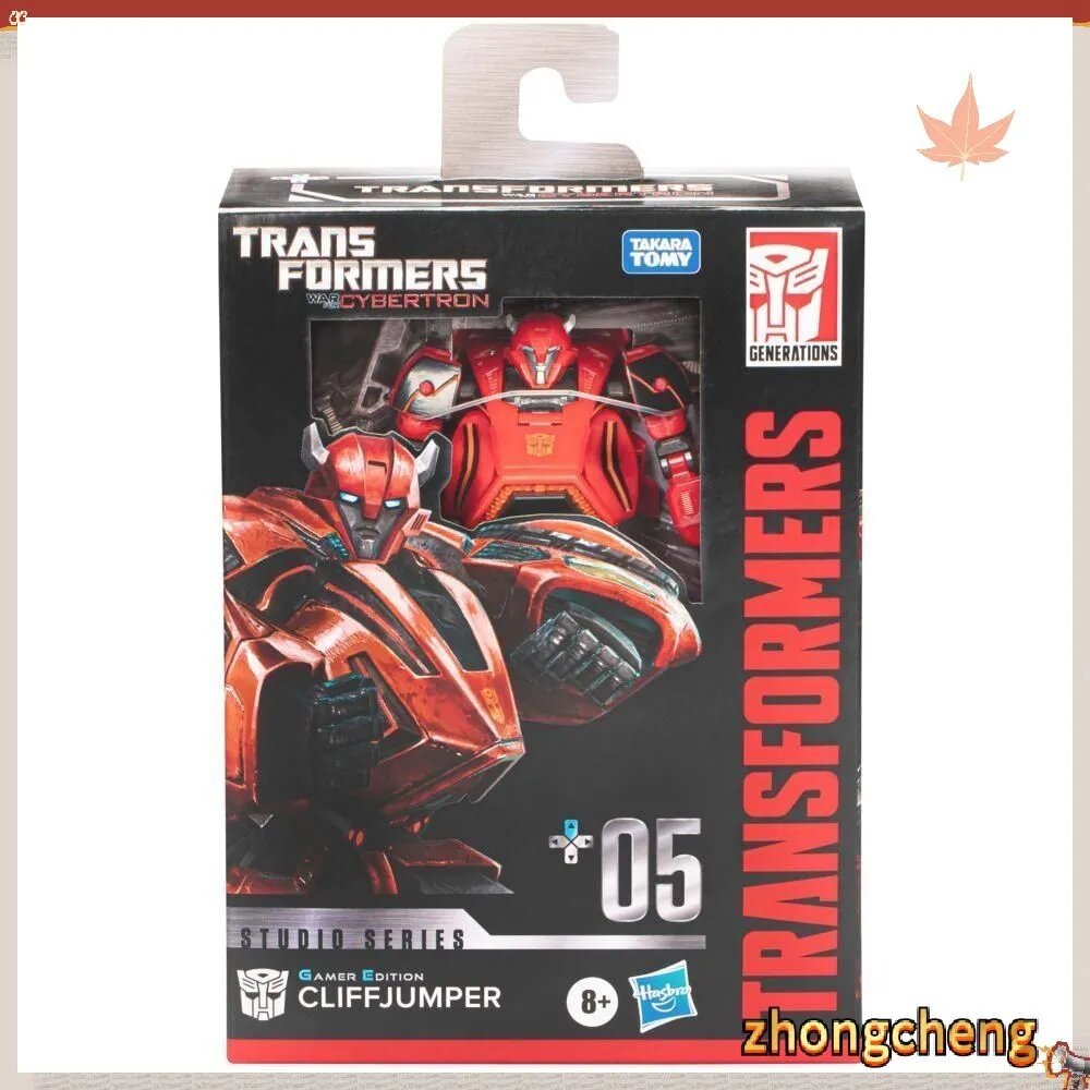 Трансформер Transformers Studio Deluxe Class 05 Gamer Edition Cliffjumper Красный 11.5 см