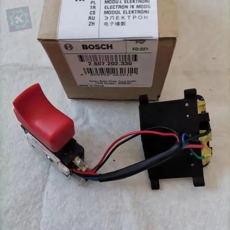 Запчасть для электроинструмента Bosch Выключатель/кнопка GSB 180-LI GSR 180-LI 2607202330