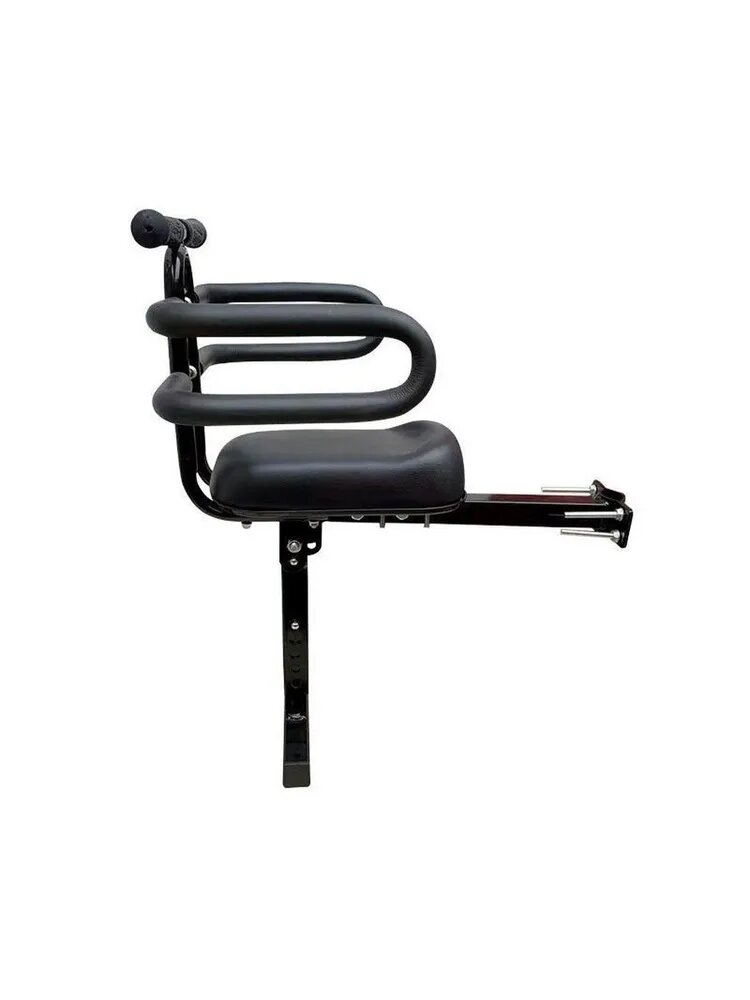 Детское сиденье для электросамоката, складное, черное, металлическая конструкция