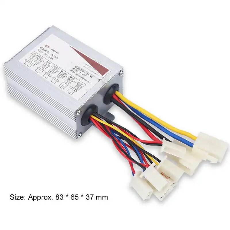 Контроллер двигателя для электровелосипеда 24V 350W