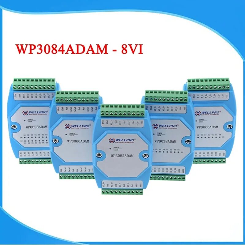 Модуль сбора аналогового напряжения WELLPRO WP3084ADAM