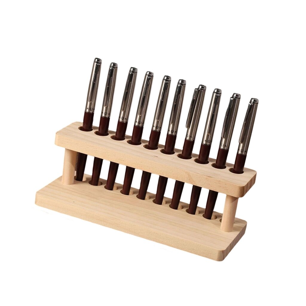 Деревянные подставки для ручек - Настольные аксессуары для организации Творческого рабочего места