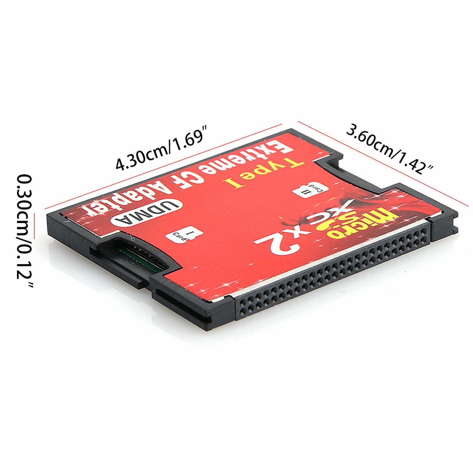 Адаптер Micro/TF в CF Type I Compact Flash (1/2 порта) — фото 1