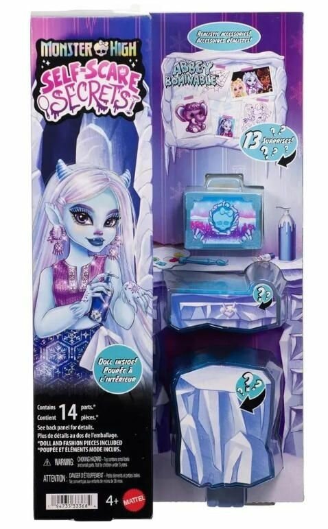 Monster High Self-Scare Secrets Abbey Bominable монстер хай Эбби Боминейбл JHK44