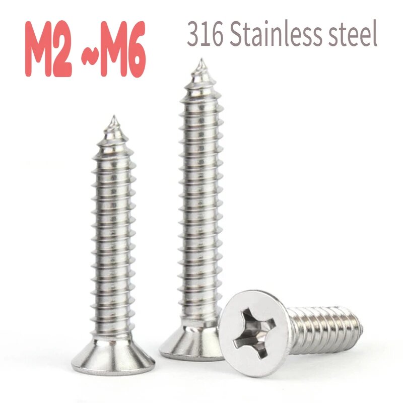 Нержавеющие винты Phillips M2-M6 M5(10pcs), 70mm