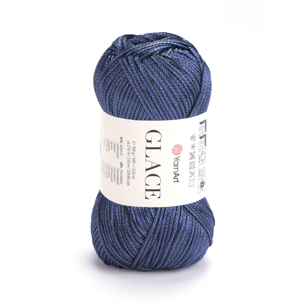 Пряжа для вязания YarnArt Glace 7309 джинс 100 гр/210 м 52% акрил, 48% полиамид