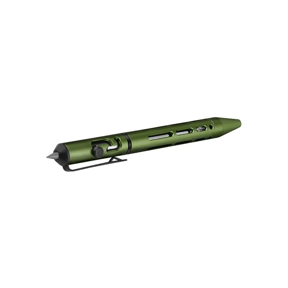 Фонарь-прожектор Olight O'Pen Mini 2 - Зеленый металлический корпус, компактный EDC фонарик-ручка — фото 1