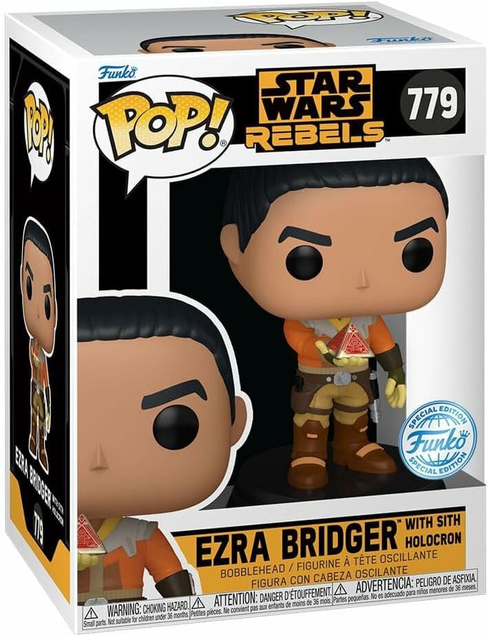 Фигурка Funko POP! Star Wars Rebels EZRA BRIDGER w/Sith Holocron 779 85341