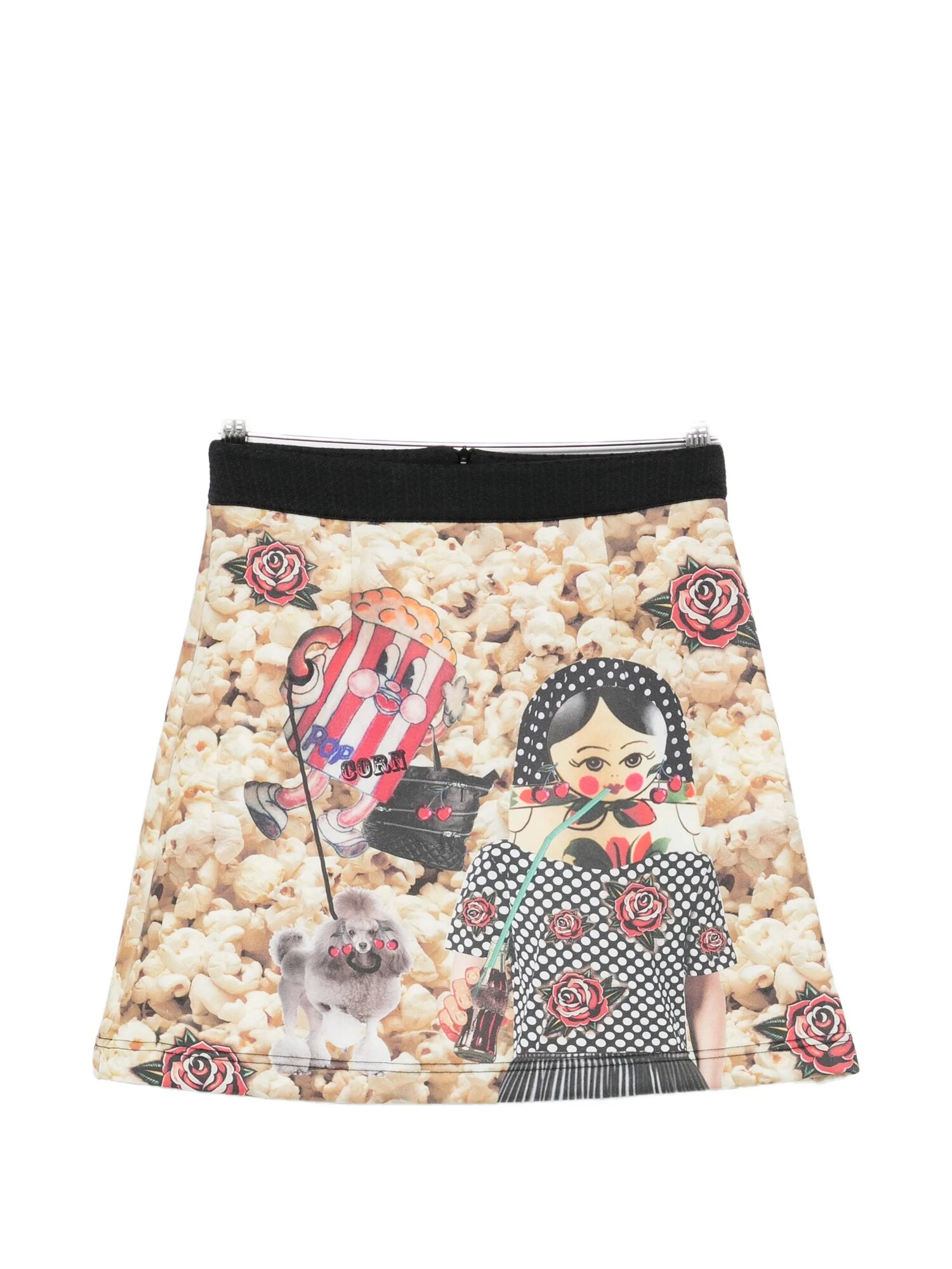 Юбка Popcorn-print A-line mini skirt