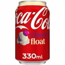 Газированный напиток Coca-Cola cherry float (Вишня) 330 мл