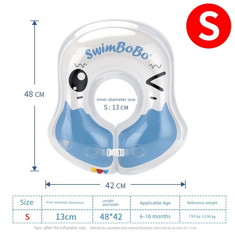 Надувной круг для плавания SWIMBOBO для малышей, кольцо для плавания на подмышечных впадинах, детский круг для купания