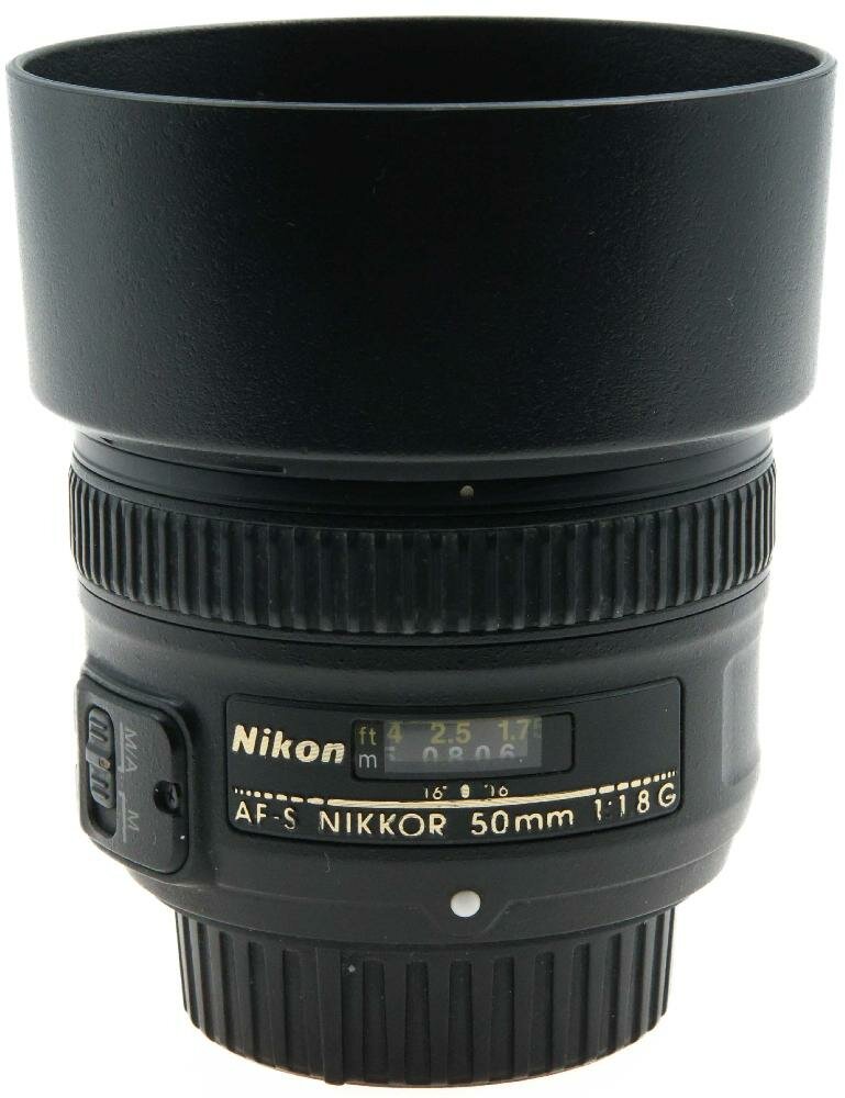 Объектив комиссионный Nikon 50mm f/1.8G AF-S Nikkor (б/у, гарантия 14 дней, S/N 2053185)