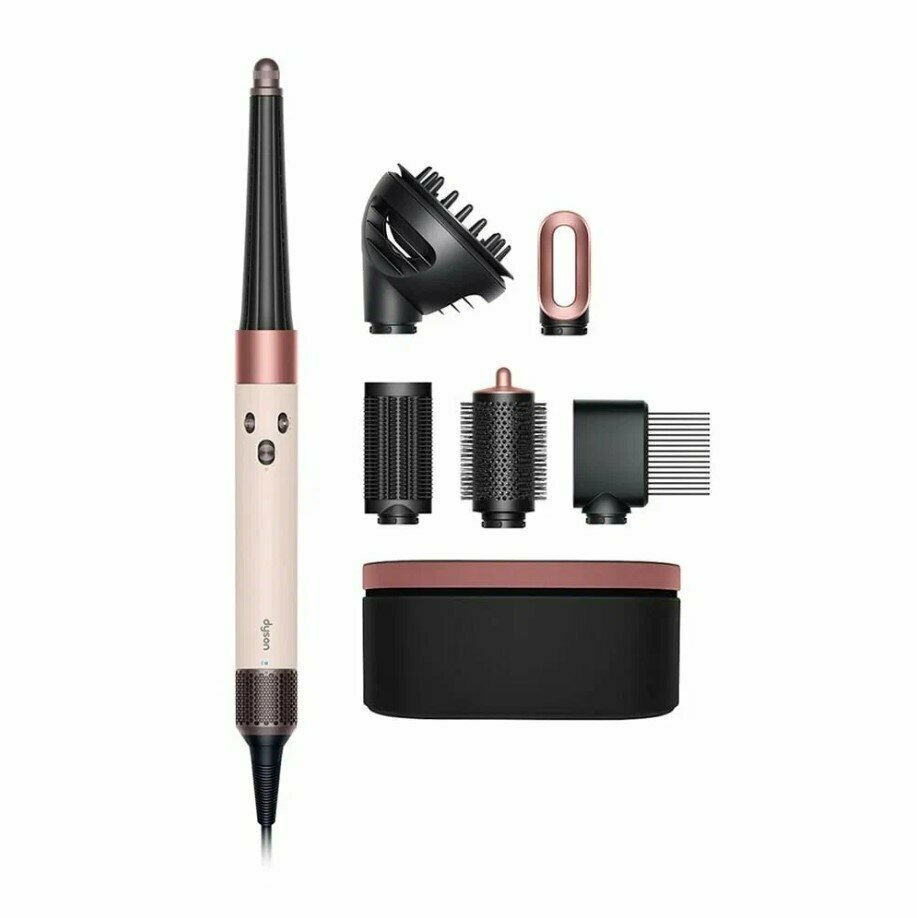 Стайлер Dyson HS08 Airwrap iD Long Barrel Ceramic Pink/Rose Gold (тип вилки EU, curly+coily)