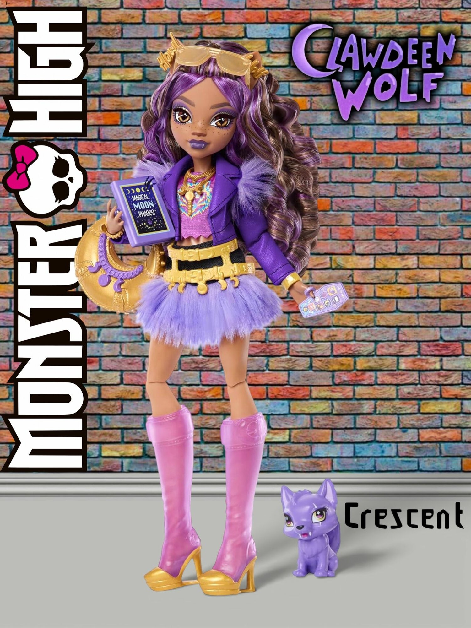 Кукла Monster High Clawdeen Wolf G3 - Монстер Хай Клодин Вульф JHK30