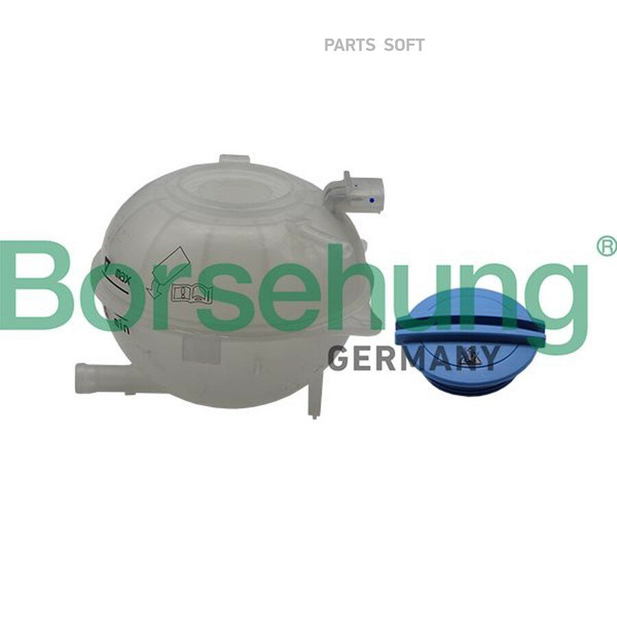 Расширительный бачок BORSEHUNG B11938 AUDI A3/A4/A5/TT 10/98->. VW Caddy III/Golf V/Passat/Jetta III/T 5/LT/Multivan 05/96->. SKODA Fabia/Octavia/Superb. SEAT Ibiza III/Toledo III/Leon/Altea/Cordoba 04/99->